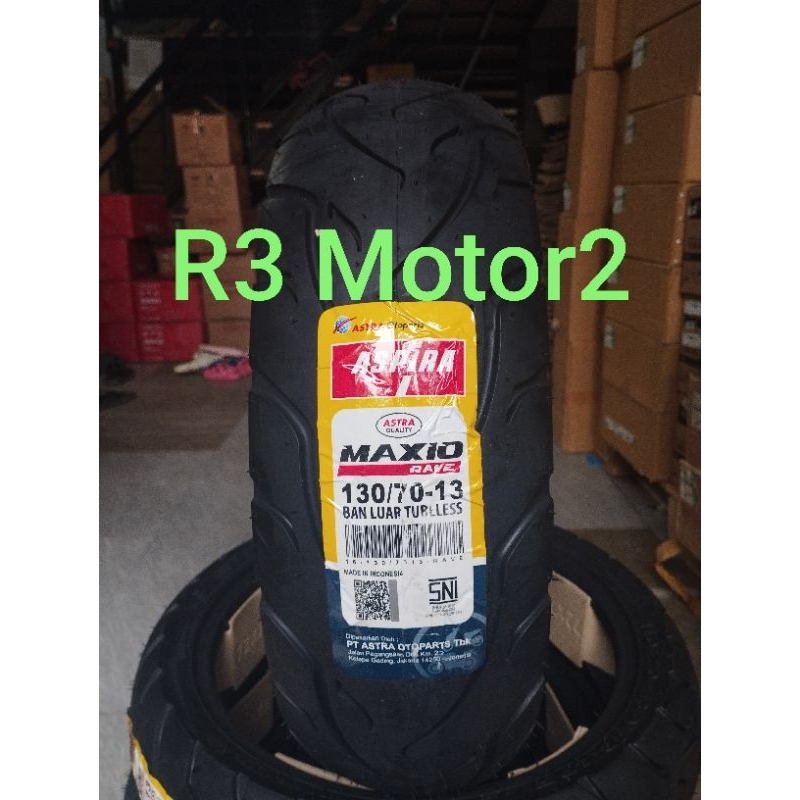 Jual BAN TUBELESS ASPIRA MAXIO RAVE 130/70-13 TL untuk matic belakang Yamaha nmax dan PCX 160 ...