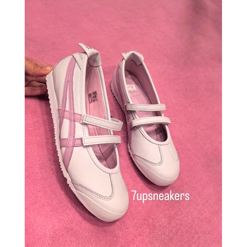 Jual Sepatu Onitsuka X PATOU Ballet Flats Shoes White Pink | Shopee ...