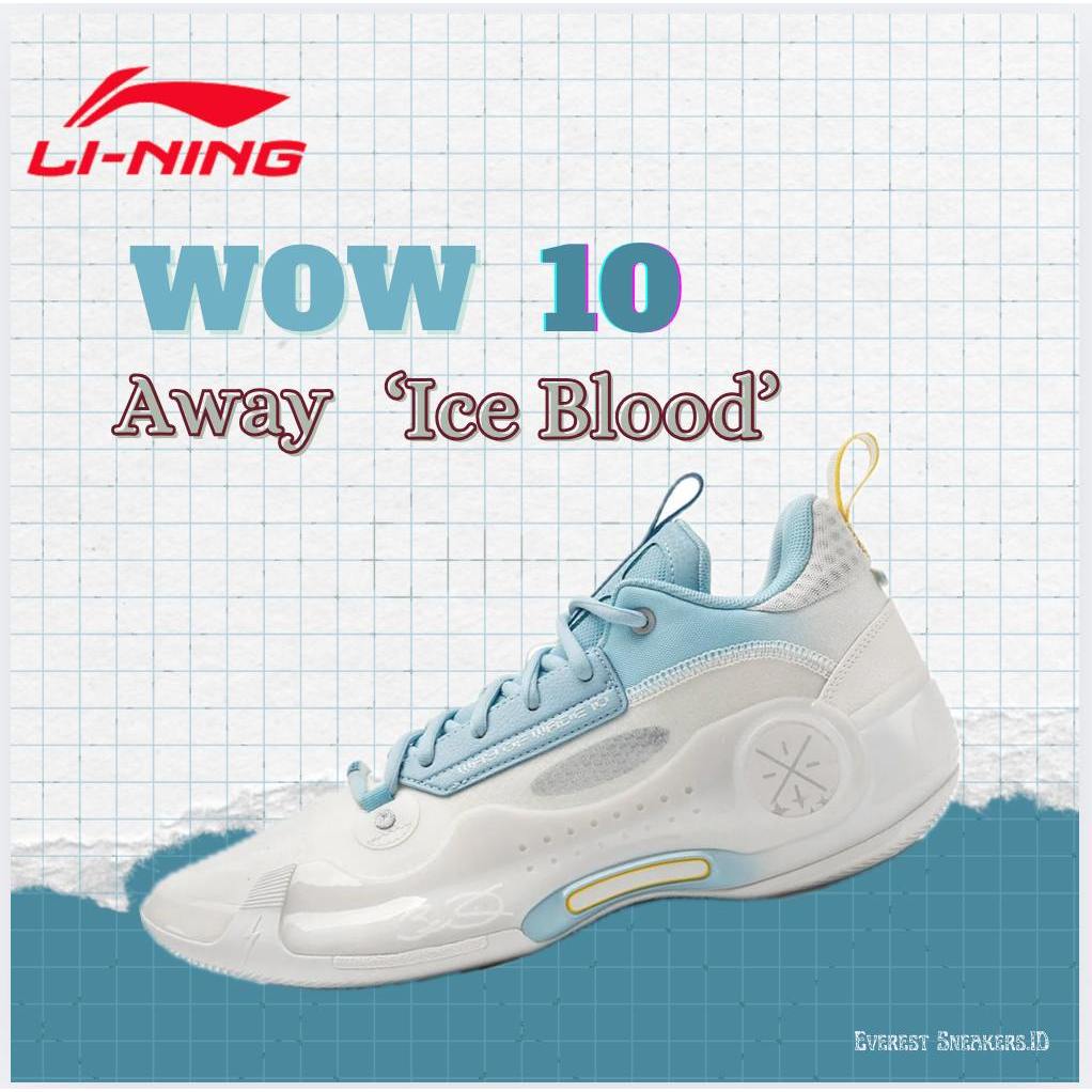 Jual sepatu basket Li-Ning Way of Wade 10 - Ice Blood ABAS083-11 ...