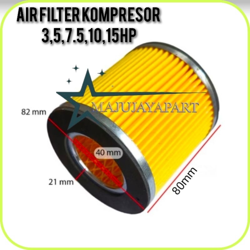 Jual air filter element kompressor swan 3hp 5hp 7.5hp 10hp 15 hp ...