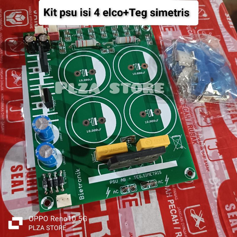 Jual Kit psu 4 elco+Teg simetris dobel layer 12.5x9.5cm Kit psu isi 4 ...