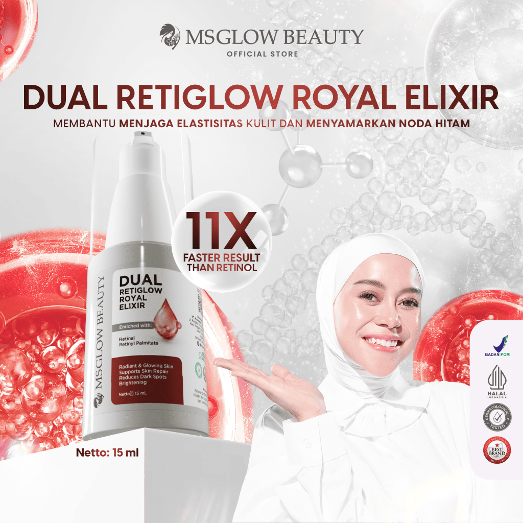 Jual MS GLOW - DUAL RETIGLOW ROYAL ELIXIR - 15 ML | Shopee Indonesia