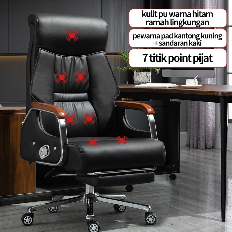 Jual kursi kulit bos original kursi kantor berbaring kursi eksekutif ...