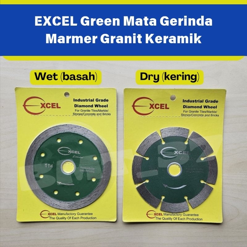Jual EXCEL DIAMOND WHEEL 114 GREEN 4 INCH / MATA PISAU GERINDA / MATA ... Jual EXCEL DIAMOND WHEEL 114 GREEN 4 INCH / MATA PISAU GERINDA / MATA ...