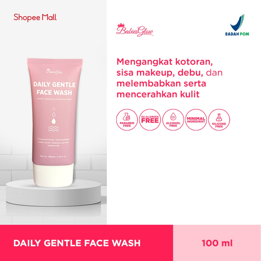 Jual Babies Glow Daily Gentle Face Wash | Shopee Indonesia