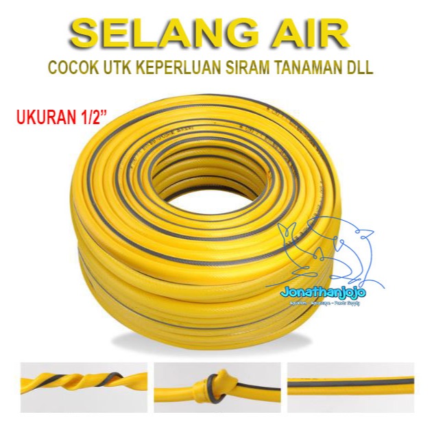 Jual Selang Air 1/2 inchi 12mm Siram Tanaman Pengairan Hidroponik ...