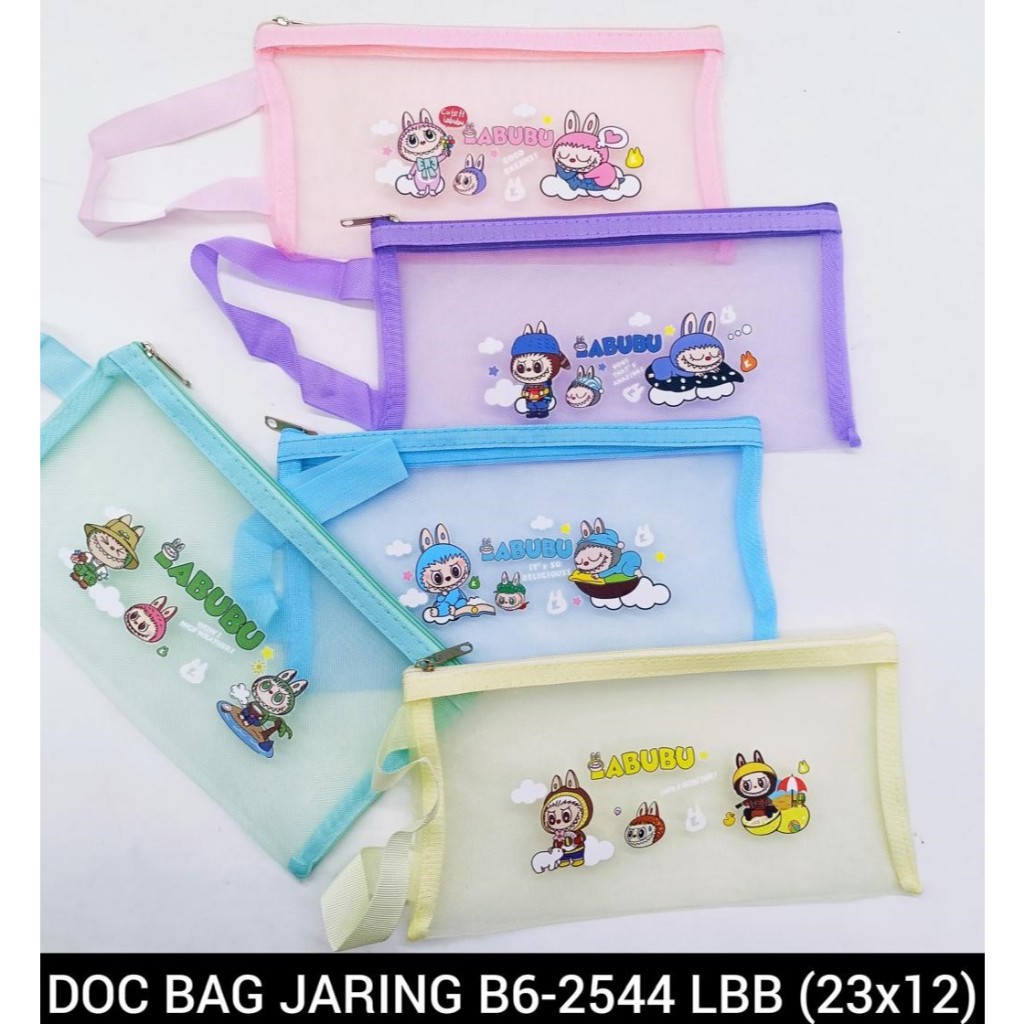 Jual Dompet Jaring LABUBU Sanrio /Zipper Document BAG Sanrio / MAP FILE ...
