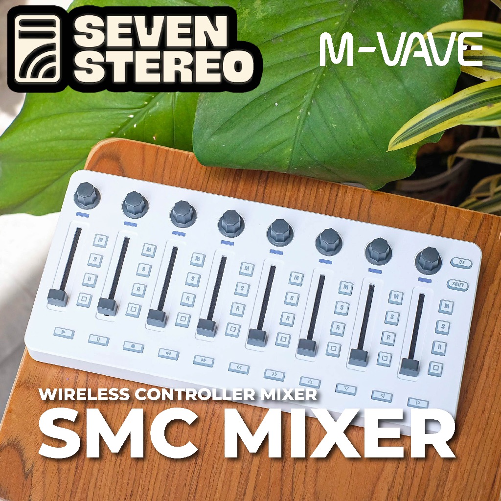 Jual M-Vave MVave SMC Mixer Midi USB Wireless Controller Mixer 8 Assignable | Shopee Indonesia