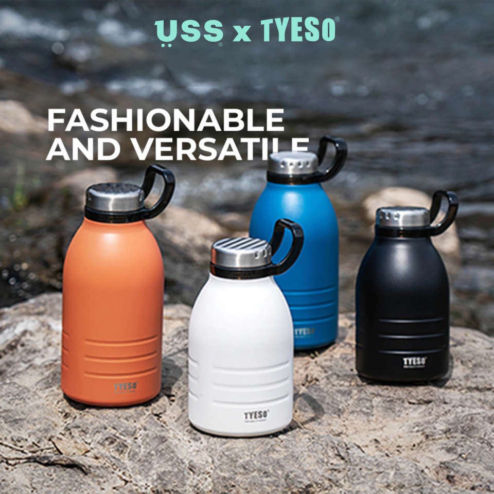 Jual USS x Tyeso Botol Minum Stainless Unik Kapasitas Besar 1500ml ...