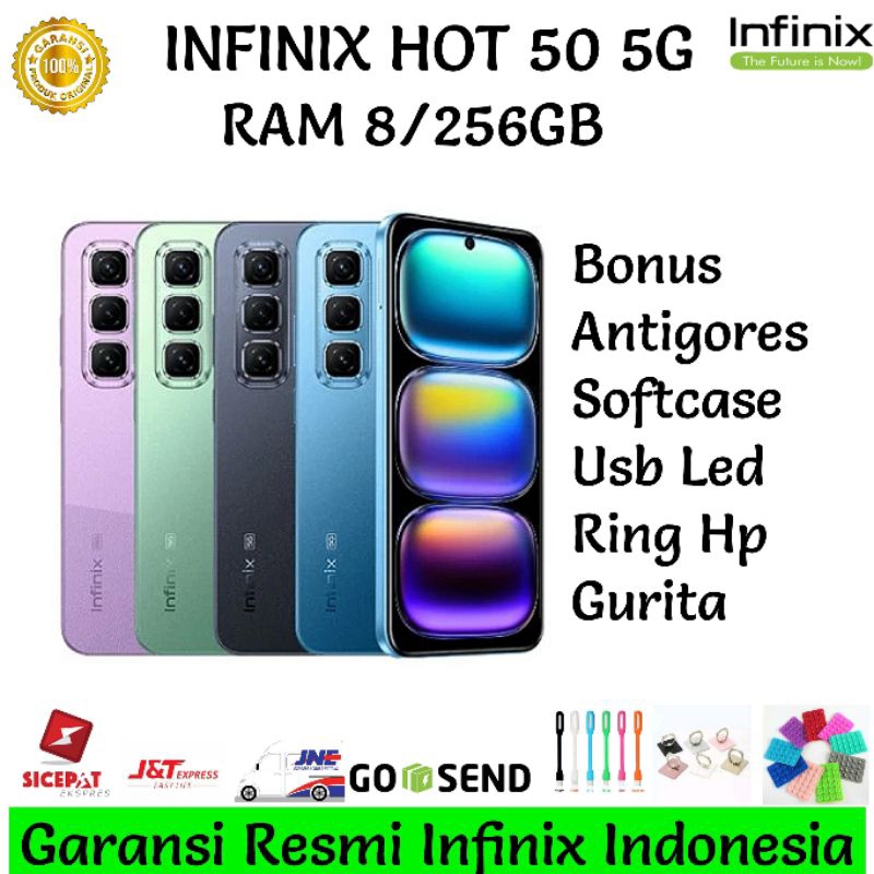 Jual INFINIX HOT 50 5G RAM 8/256GB GARANSI RESMI INFINIX INDONESIA ...