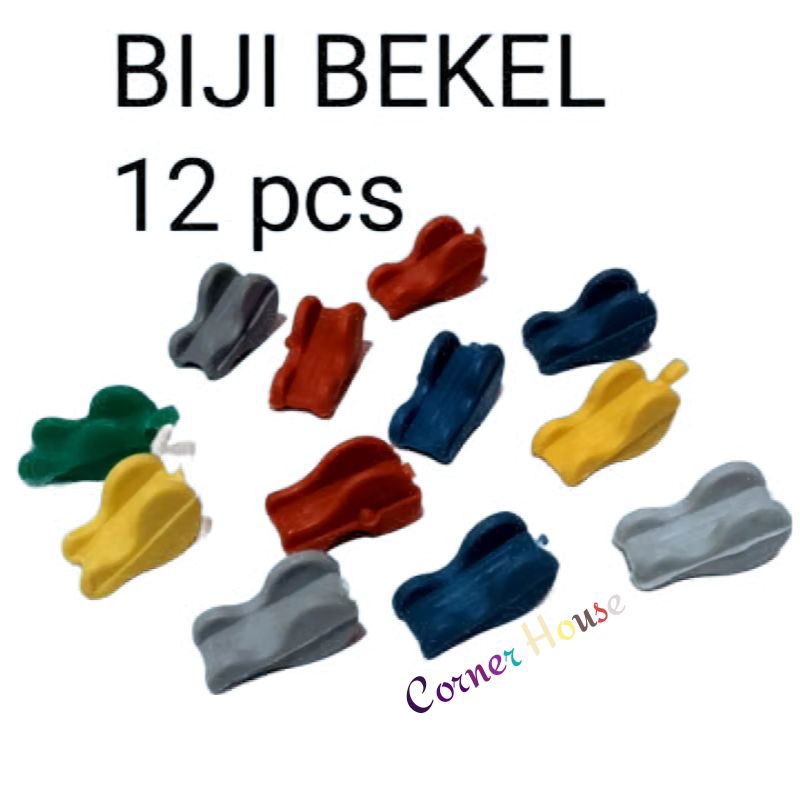 Jual BIJI BEKEL PLASTIK WARNA 1 PACK ISI 12 PCS | BIJI BOLA BEKEL ...