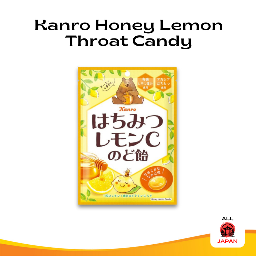 Jual Kanro Honey Lemon Throat Candy - ORIGINAL JAPAN | Shopee Indonesia