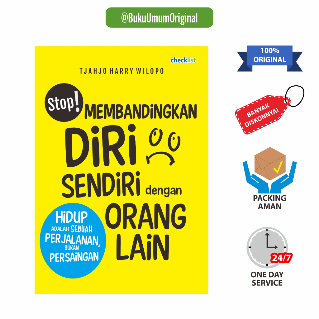 Jual Buku Motivasi Stop! Membandingkan Diri Sendiri dengan Orang Lain ...