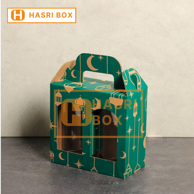 Jual ( 10 Pcs ) Dus Toples Jar 1000ml Isi 2 Lebaran Kardus Box Jinjing ...