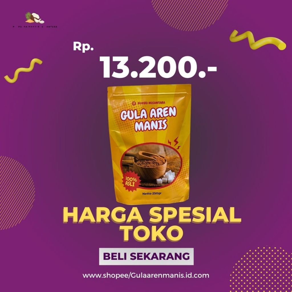 Jual Gula Aren Manis Bumbu Nusantara | Shopee Indonesia
