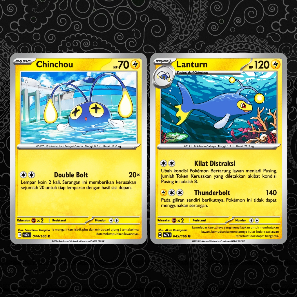 Jual Pokemon Chinchou Lanturn Listrik TCG Kartu Pokemon Indonesia ...
