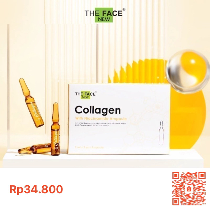 Jual THE FACE Temulawak Ampoule Serum 2ml - With Retinol, Hyaluronic ...