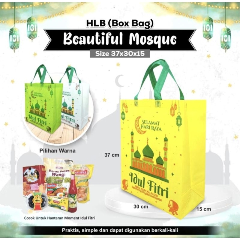 Jual TAS PARCEL DESAIN IDUL FITRI UK PxLxT 30x15x37cm TAS PARSEL IDUL ...
