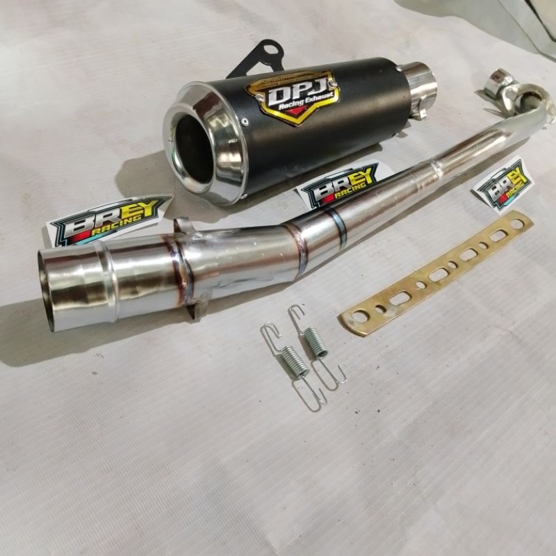 Jual knalpot racing DPJ GP1 full bas buat motor all varian type supra x ...