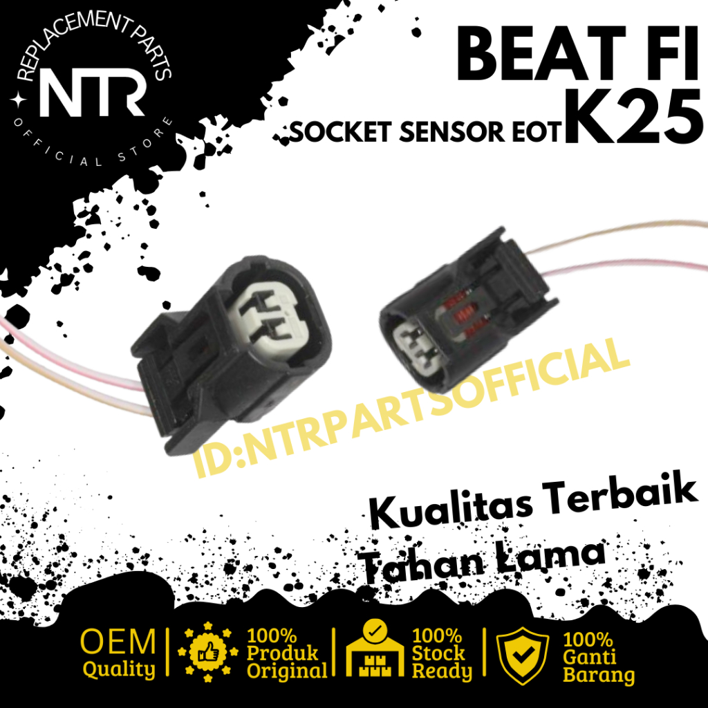 Jual Socket Soket Sensor EOT Sensor Suhu Panas Beat Fi Scoopy Fi Spacy ...