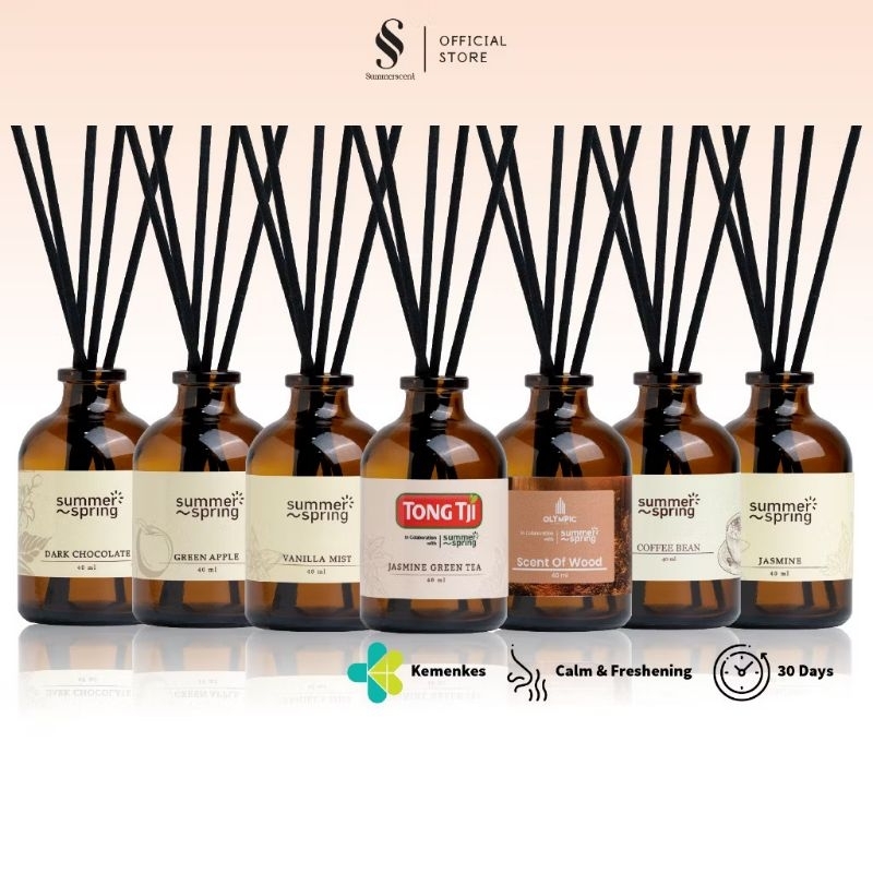 Jual Summer Spring Reed Diffuser 40 ml | Pengharum Ruangan Reed ...