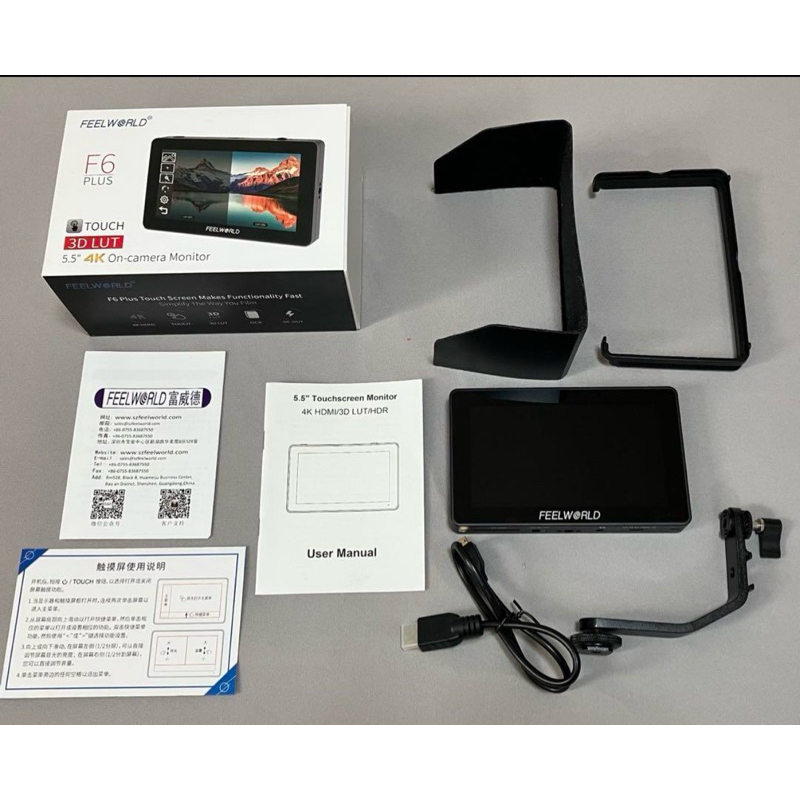 Jual Feelworld F6 Plus 3D Lut 5.5 Inch 4K on camera External Monitor ...