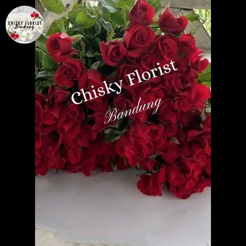 Jual TOKO BUNGA BANDUNG / BUNGA MAWAR MERAH PERTANGKAI | Shopee Indonesia