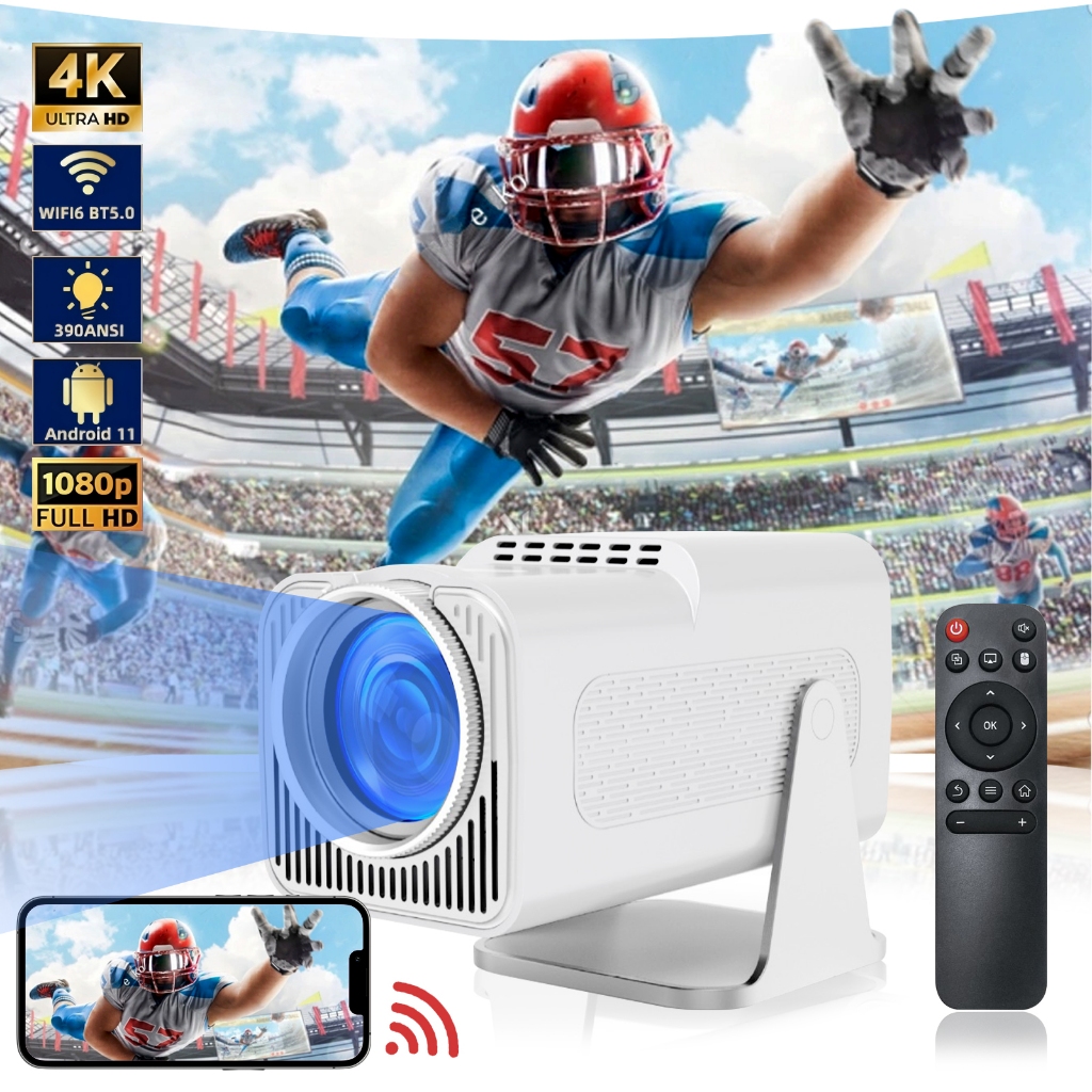 Jual HY320 Pro Portable Android WiFi Smart Proyektor 390 ANSI Lumens ...