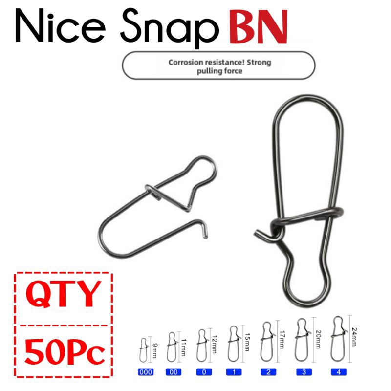 Jual 50buah Nice Snap BN Snap Murah Pancing Konektor | Shopee Indonesia