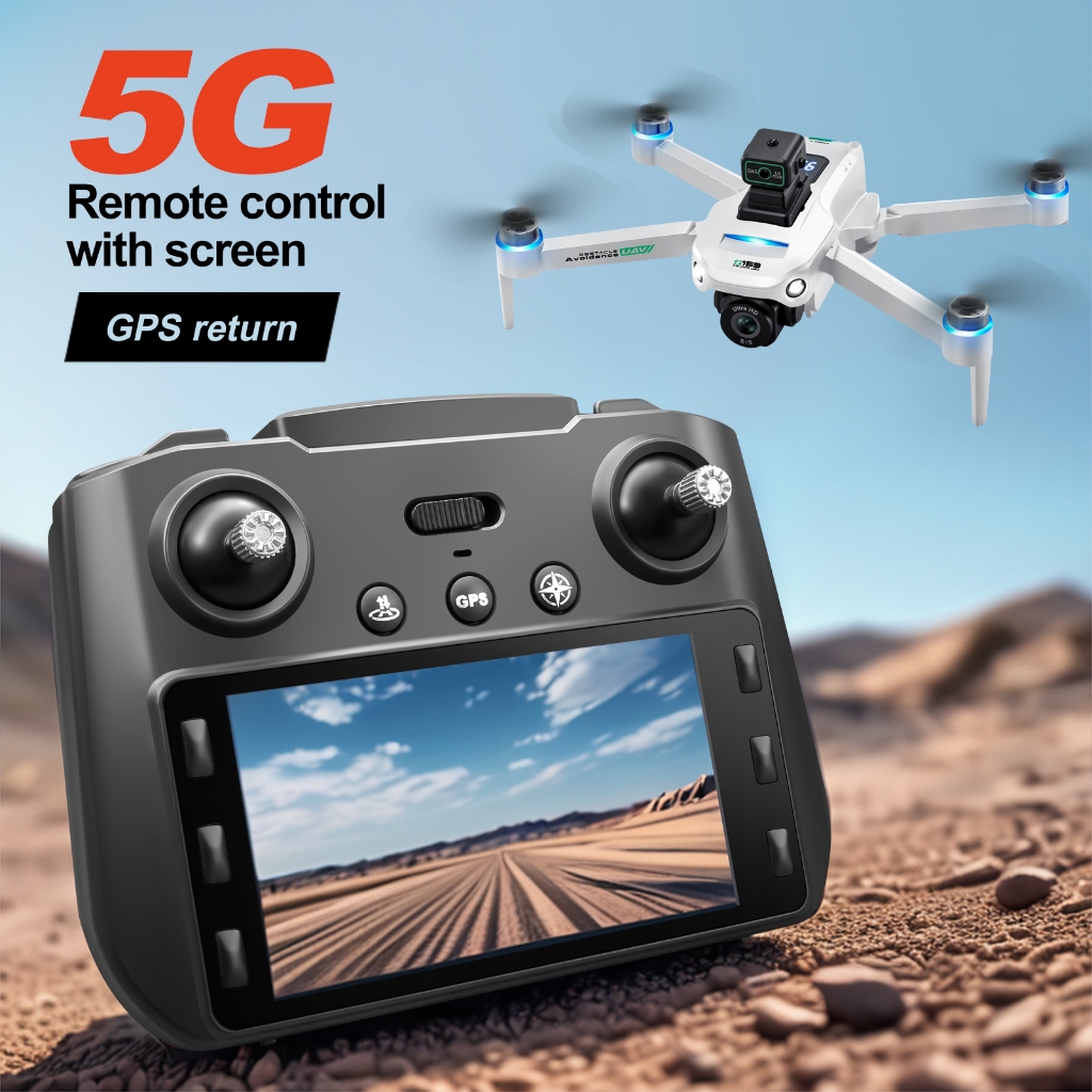Jual Motak Drone GPS 4K HD Dual Kamera FPV Anti Tabrakan Brushless ...