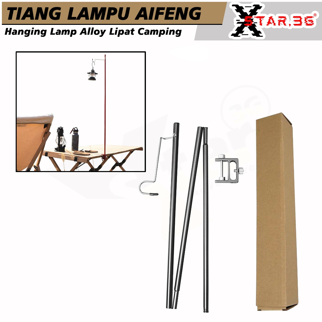 Jual tiang lampu lipat AIFENG AF10 hanging lamp meja outdoor portable ...