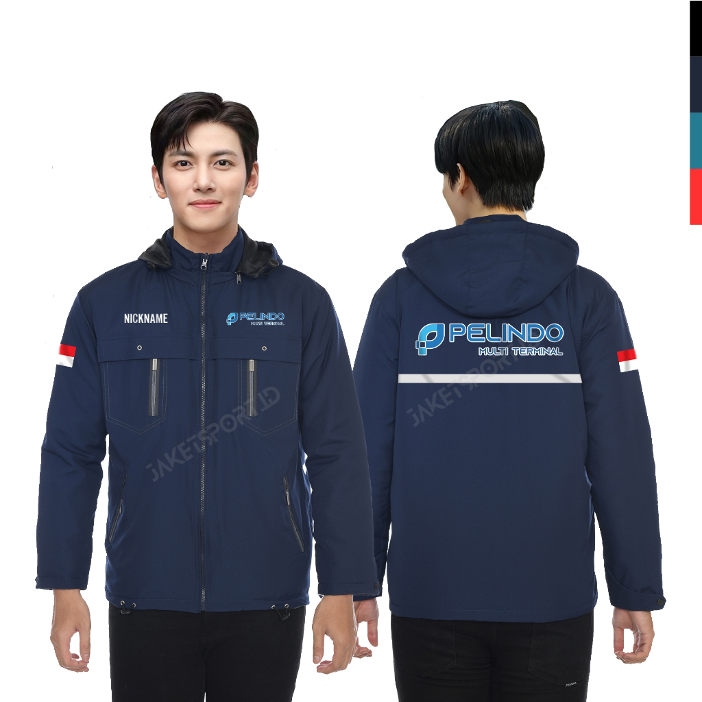 Jual JAKET PRIA PELINDO PERUSAHAAN PELAYARAN CUSTOM SCOTLIGHT ...