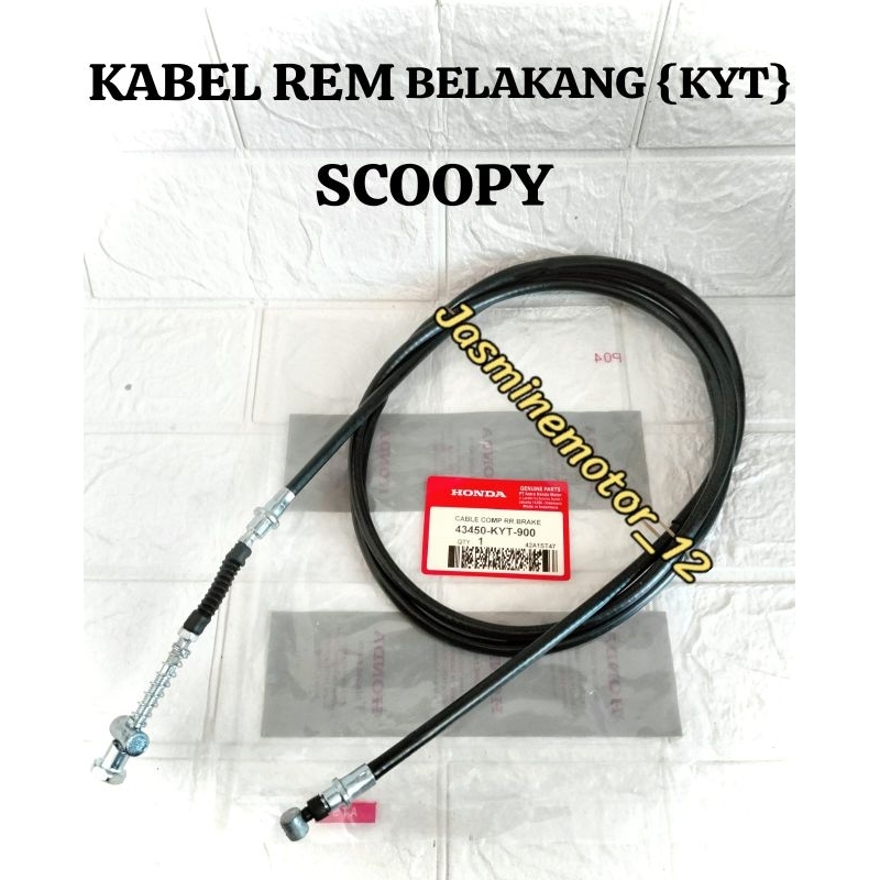Jual KABEL REM BELAKANG { KYT } SCOOPY LAMA KARBU CABLE REM BRAKE HIGH ...