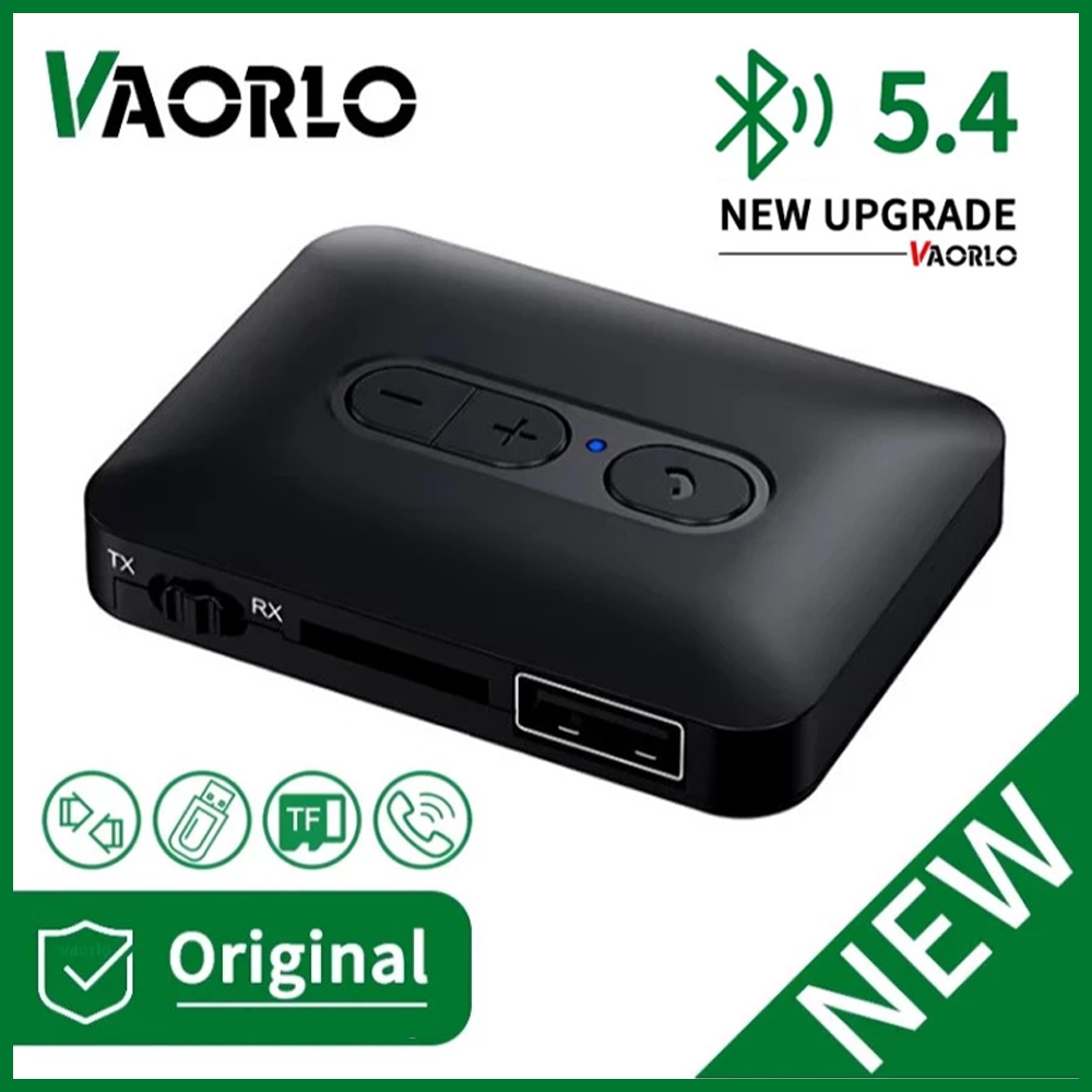 Jual VAORLO Audio Adaptor Bluetooth 5.4 Transmitter Receiver USB 4in1 200mAh - B58 | Shopee ...