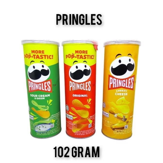 Jual Pringles Keripik Kentang 102gram | Shopee Indonesia