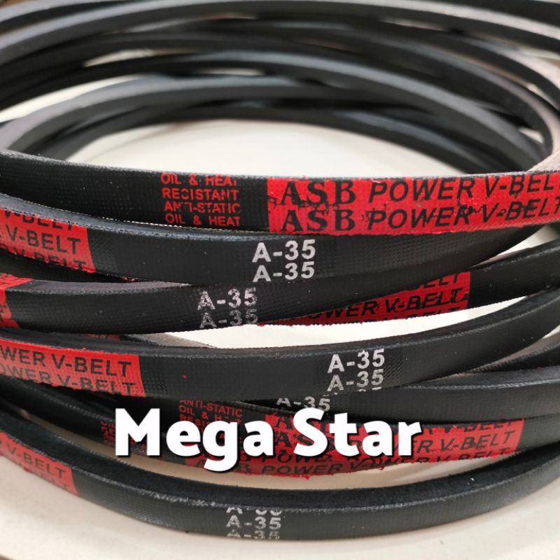 Jual VAN FAN BELT VBELT A35 A-35 A 35 Merk ASB asli | Shopee Indonesia
