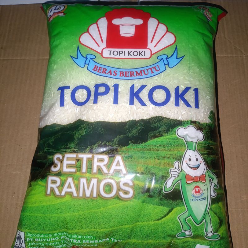 Jual Beras Topi Koki 5Kg Beras Premium Topi Koki | Shopee Indonesia