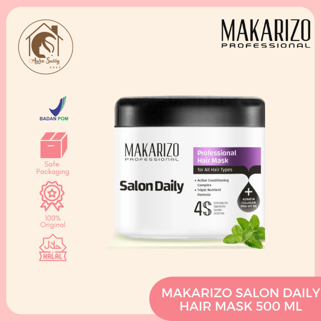 Jual MAKARIZO SALON DAILY HAIR MASK 500ML | Shopee Indonesia