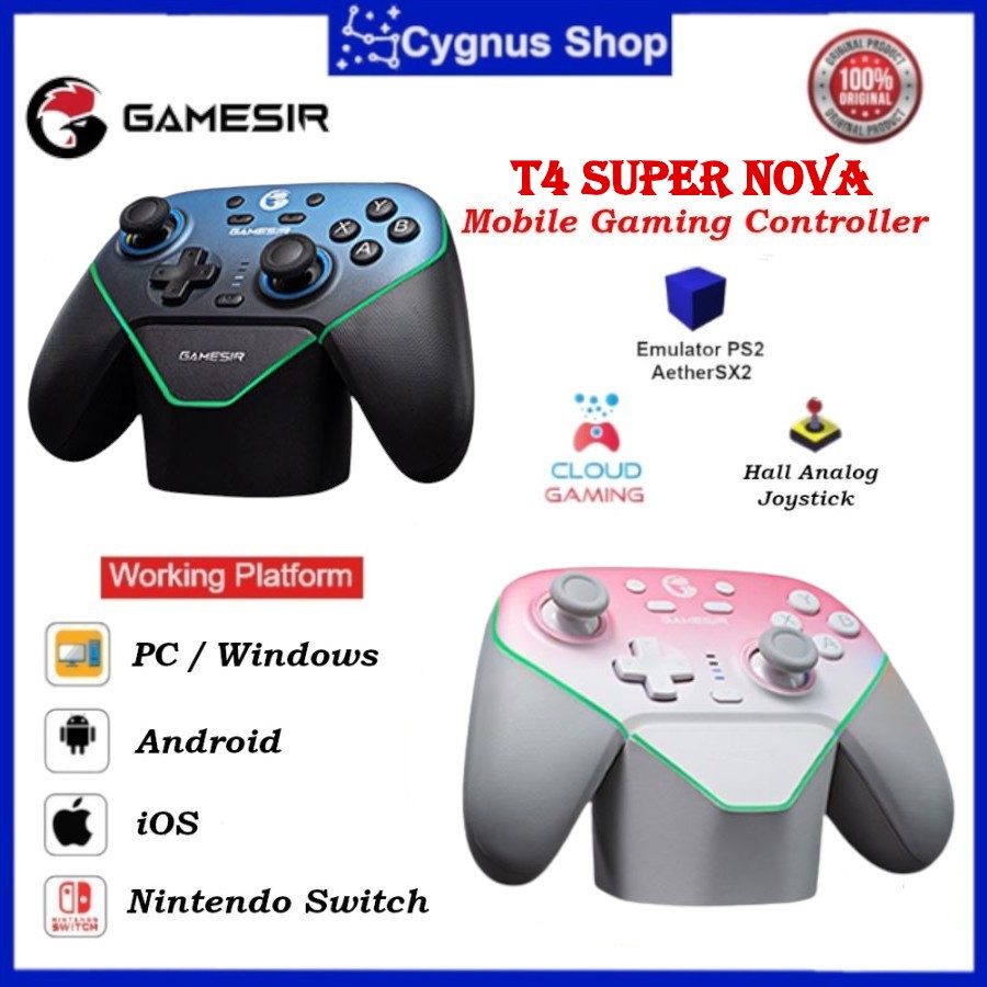Jual GameSir T4 Super Nova Wireless Gaming Controller Gamepad Hall Effect Stick for Android iOS ...