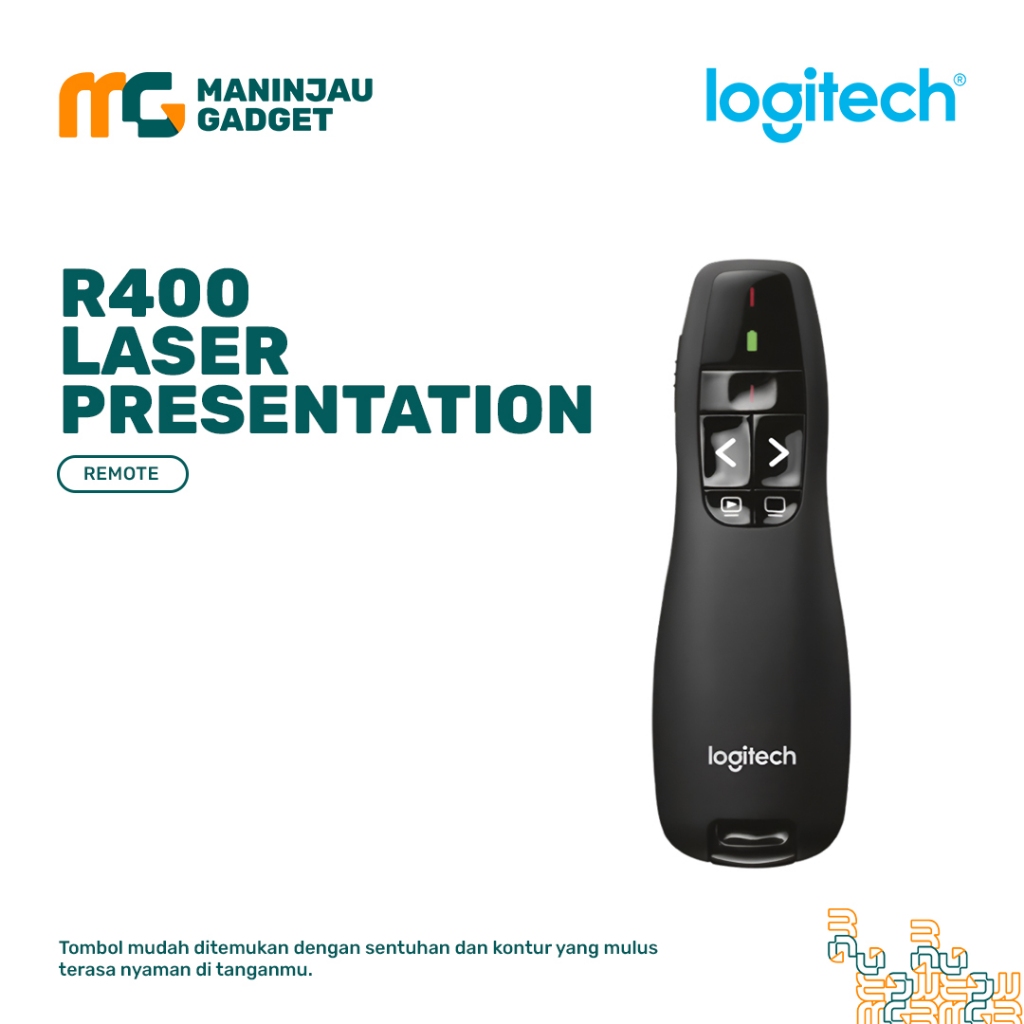 Jual Logitech R400 Remote Pointer Presentasi Wireless | Shopee Indonesia