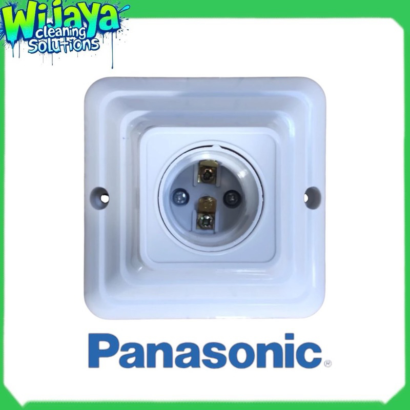 Jual Fitting lampu panasonic NLP52202 031 e27 fitting plafon kotak ...