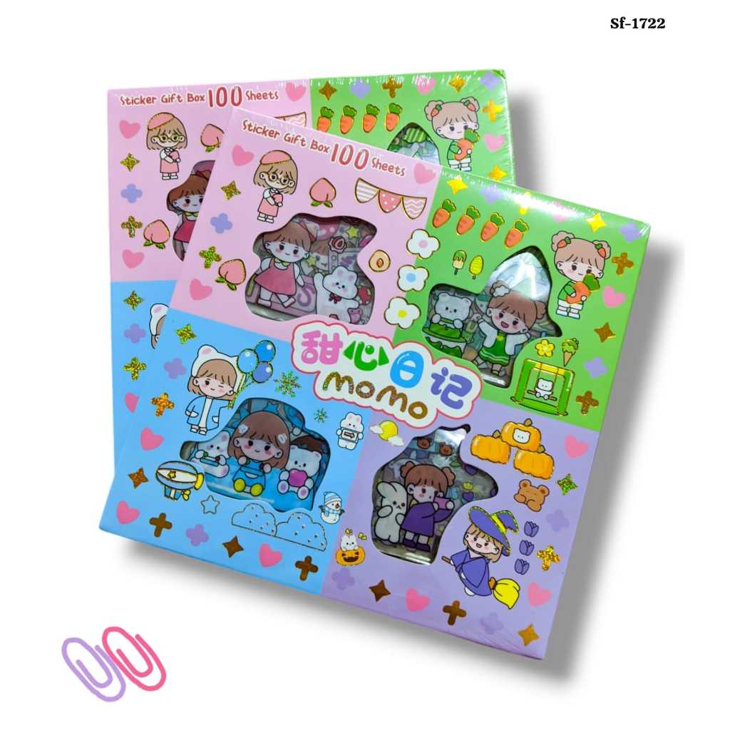 Jual Stiker Momo Isi 100 Lembar Anti Air Sticker Aesthetic Dekorasi ...