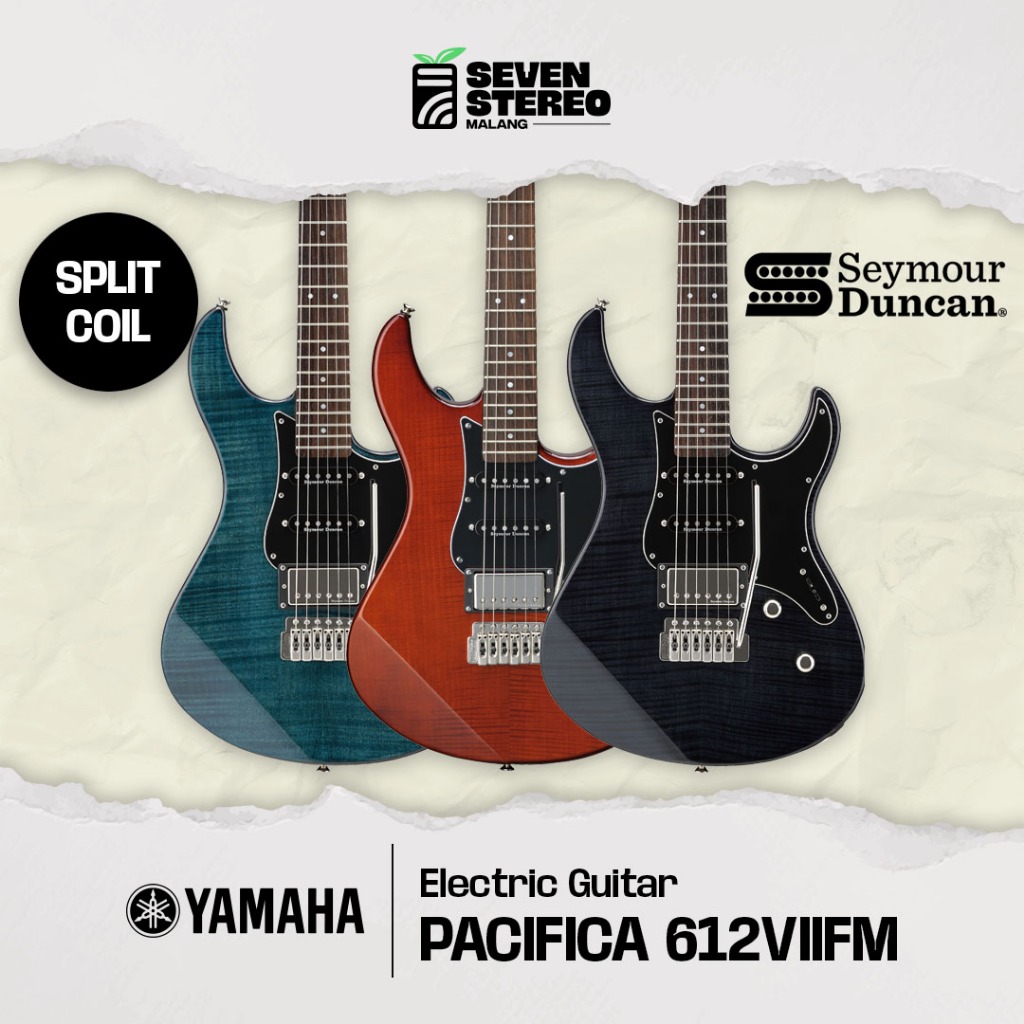 Jual YAMAHA PACIFICA PAC612VIIFM PAC 612 VIIFM FLAME MAPLE ELECTRIC ...