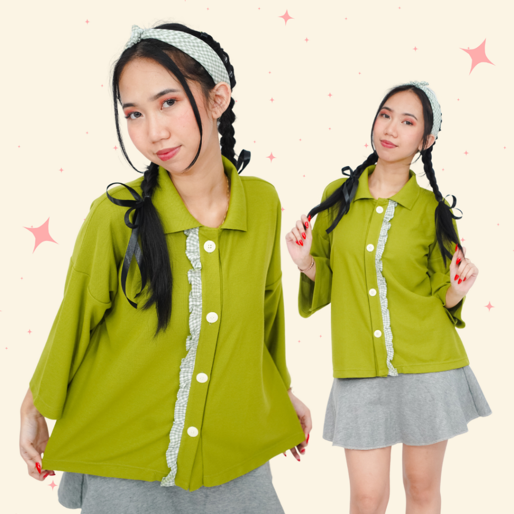 Jual COTTON ISLAND ELLA POLO SHIRT I POLO SHIRT I KAOS POLO | Shopee ...