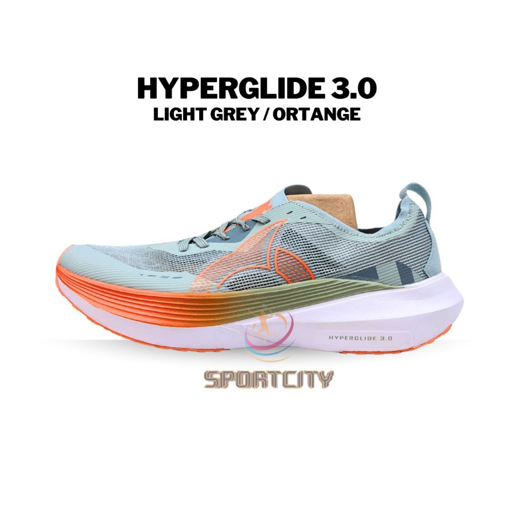 Jual Sepatu Running Ortuseight Hyperglide 3.0 Ortus Original - Light Grey / Ortrange | Shopee ...