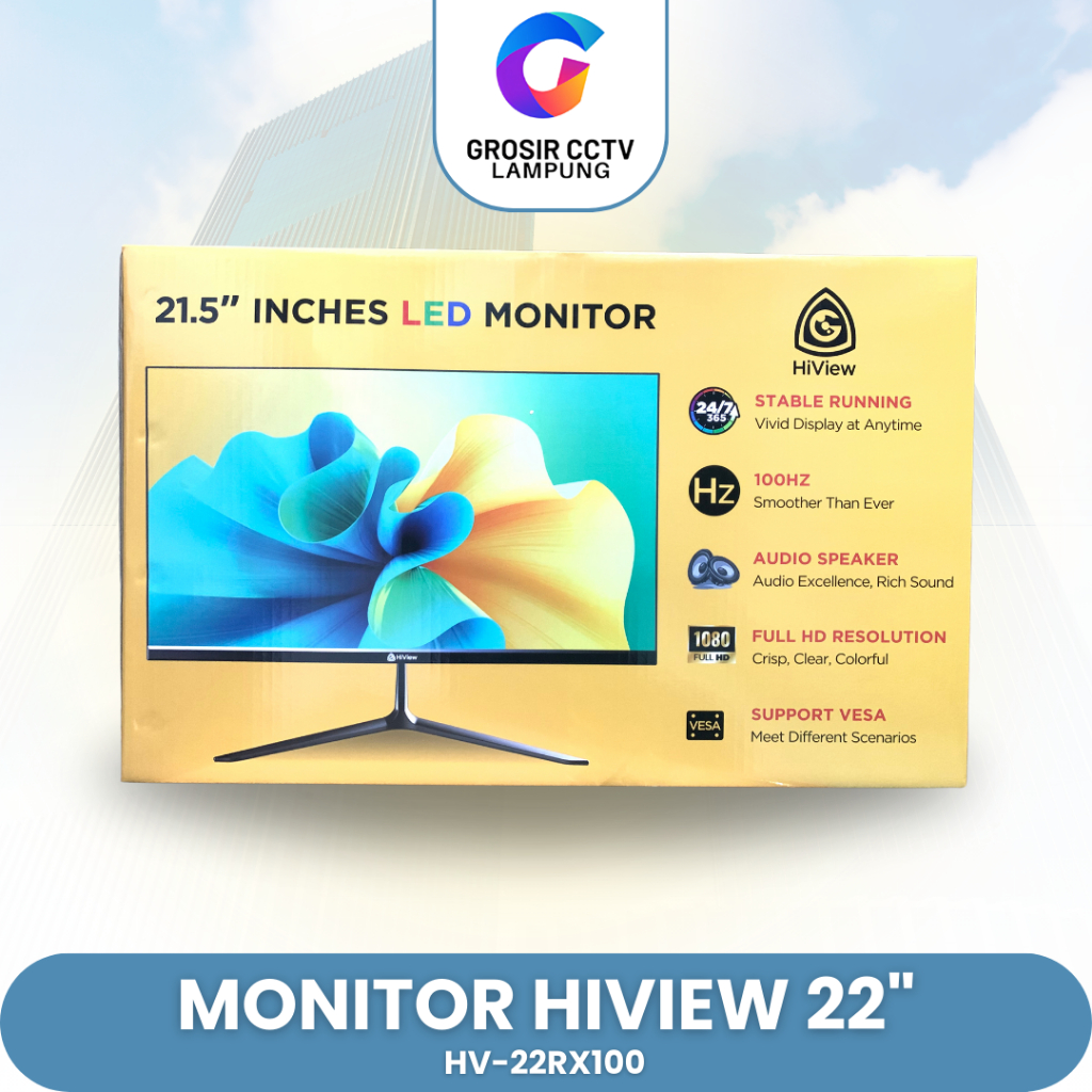Jual MONITOR HIVIEW HV-22RX100 LED MONITOR 22 INCH FULL HD | Shopee ...