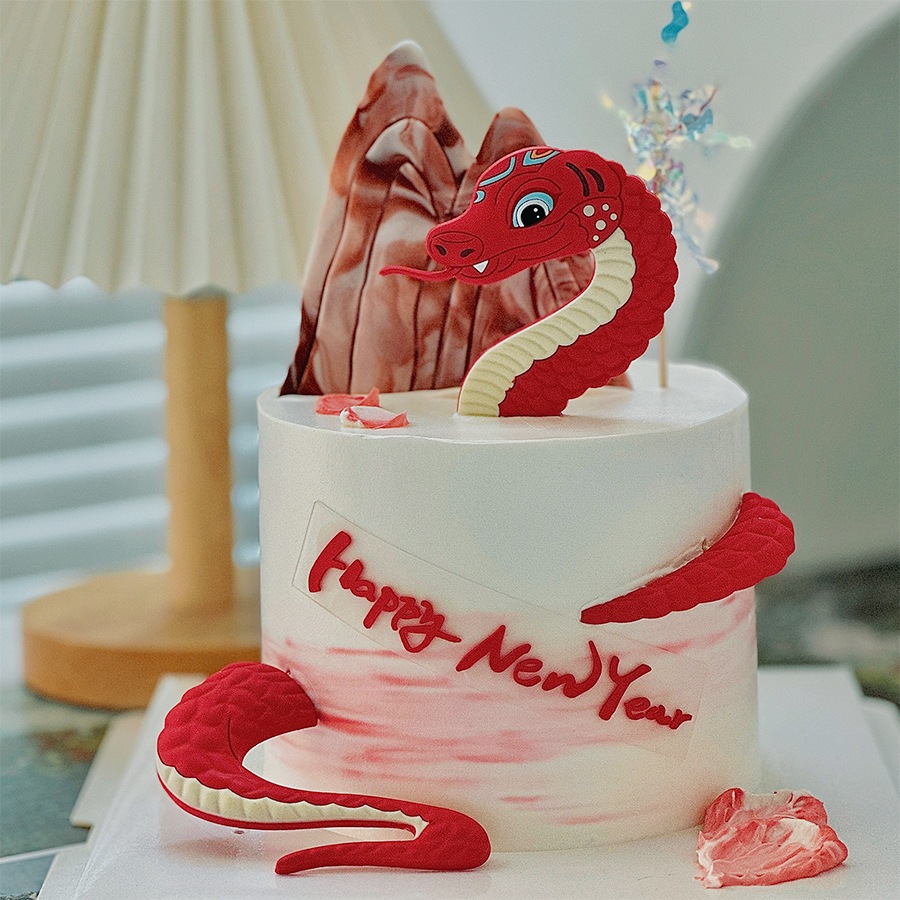 Jual Topper Ular /Topper kue /Tahun Ular / snake year 2025 | Shopee ...