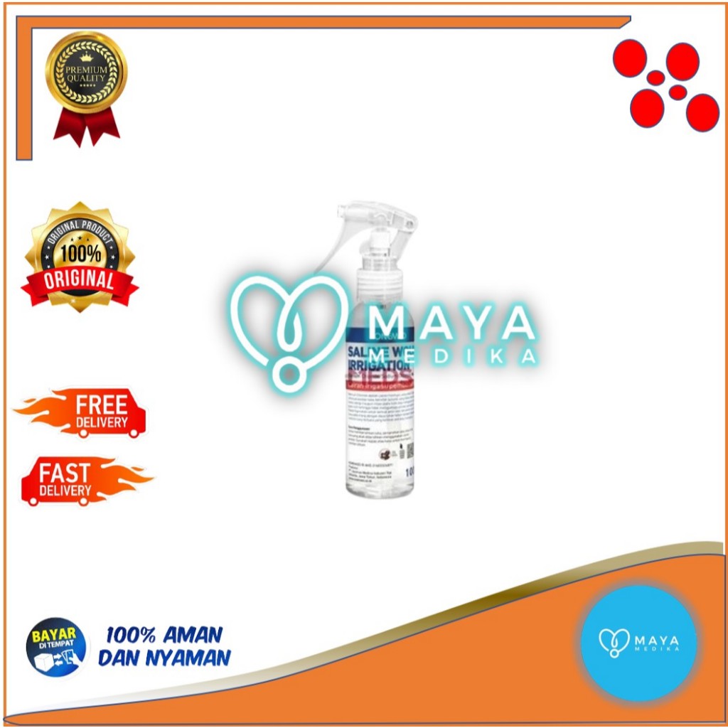 Jual Saline Wound Irrigation (NACL 0.9%) Spray 100 ml OM | Shopee Indonesia