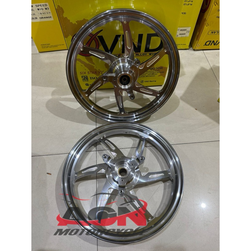Jual VND Velg Racing Six Star V2 185x14 & 215x14 - Nmax Old / All New Nmax Turbo Nmax Neo 155 ...