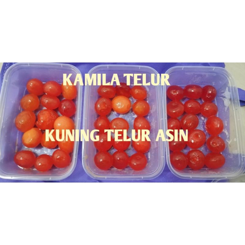 Jual Kuning Telur Asin Frozen / Manik Telur Asin ( Min 20 Butir ...